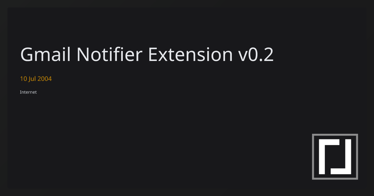 Gmail Notifier Extension v0.2 | Ricardo Gonzalez